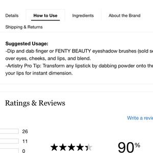 Fenty Beauty | Makeup | Fenty Beauty Avalanche Allover Metallic Powder ...